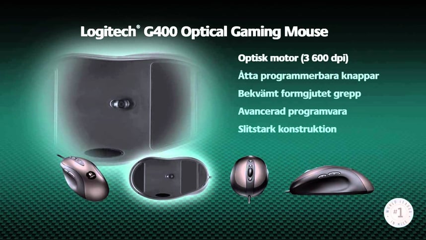 Logitech G400 Gaming Mouse - Inet.se